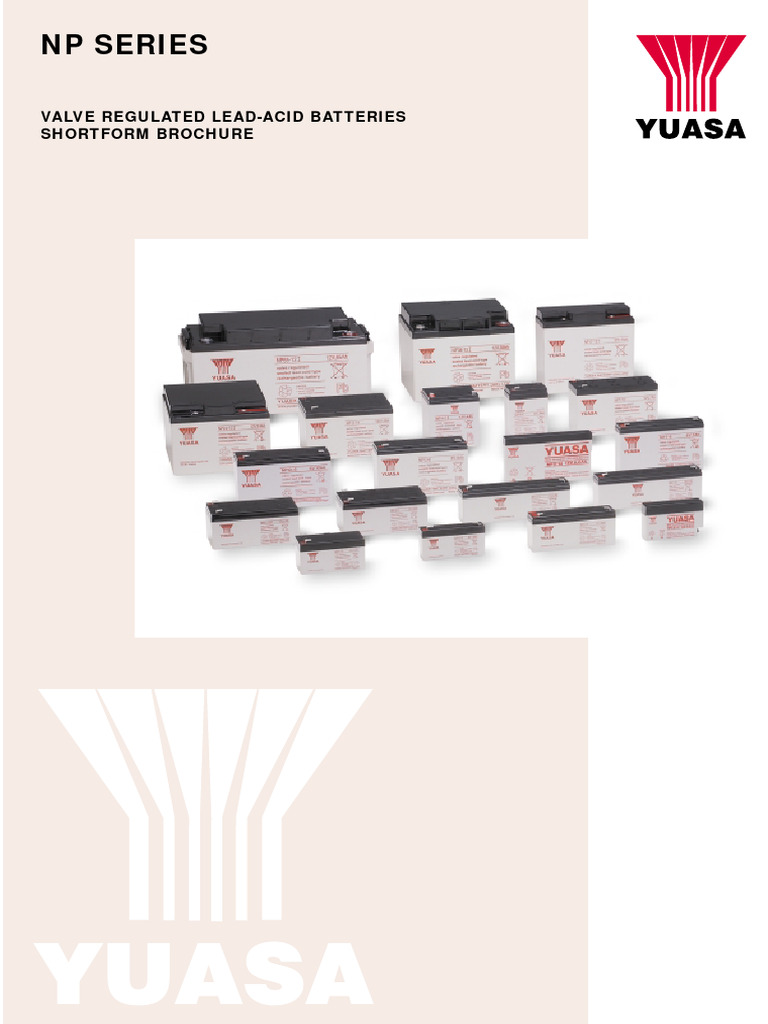 Catalogo Yuasa | PDF