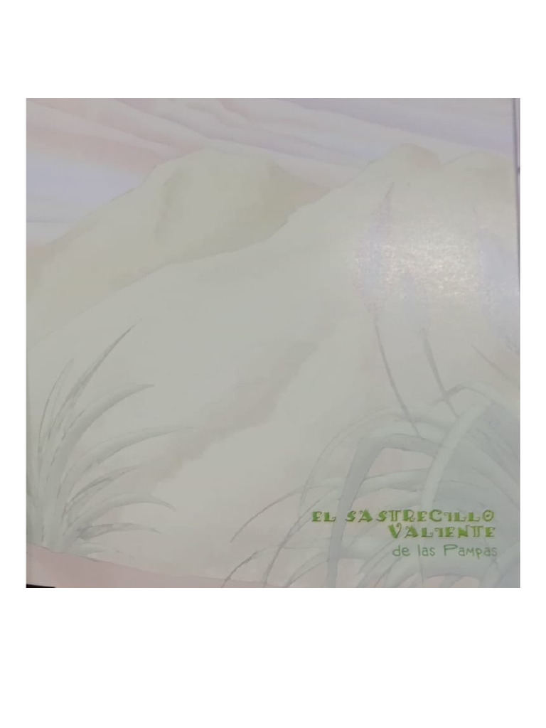 EL SASTRECILLO VALENTE DE LAS PAMPAS | PDF