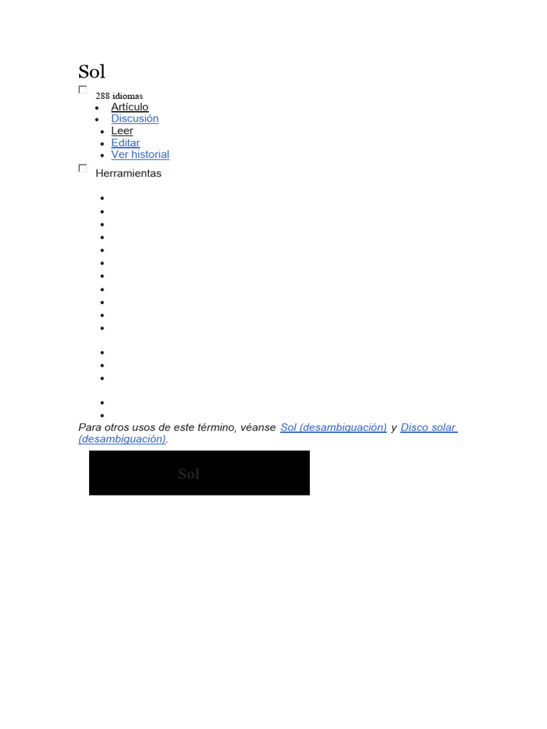 El Sol | PDF | Dom | Estrellas