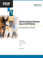 OpenText Archiving and Document Access Architecture | PDF | Server (Computing) | Information ...