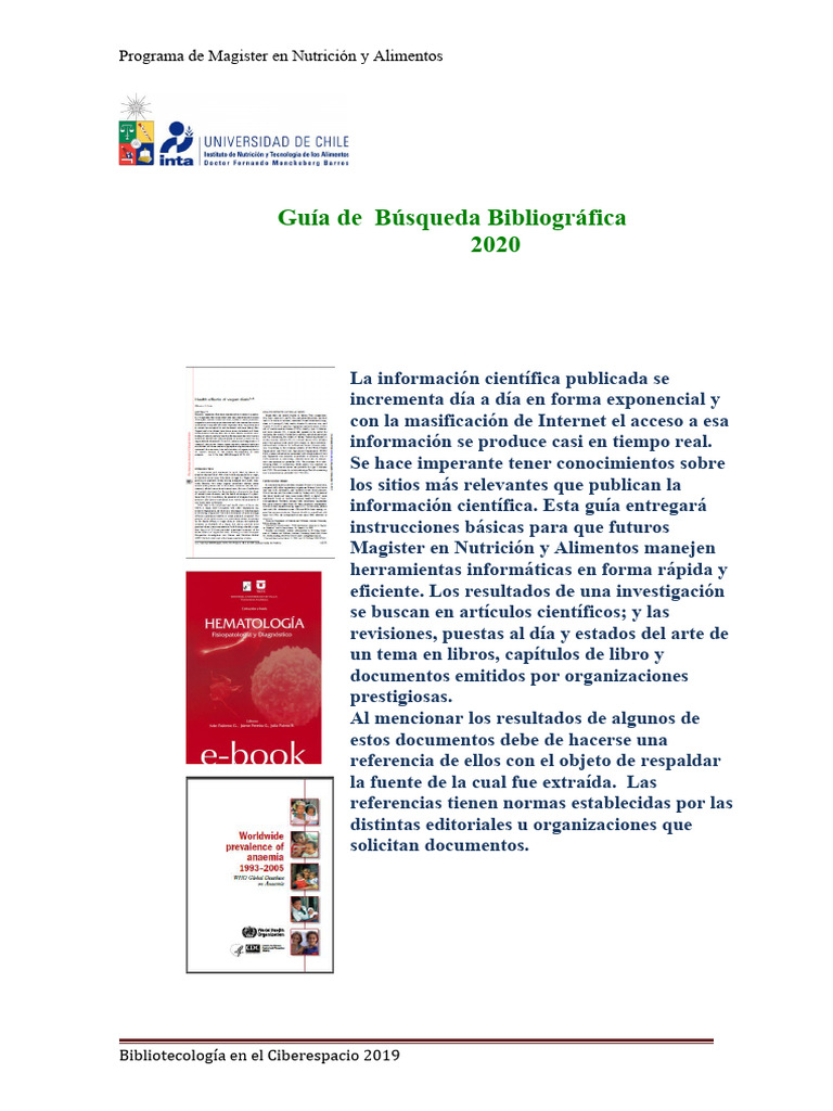 2020 Guia de B Squeda Bibliogr Fica | PDF | Centro Nacional de Información Biotecnológica ...