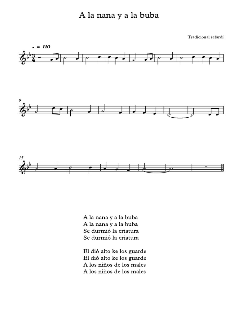 A La Nana y A La Buba | PDF