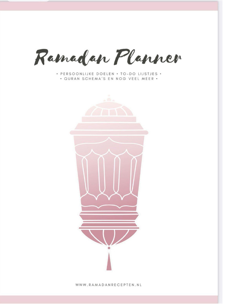 Ramadan Planner ?. | PDF
