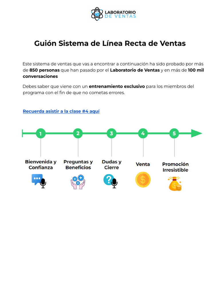 Sistema de Linea Recta | PDF
