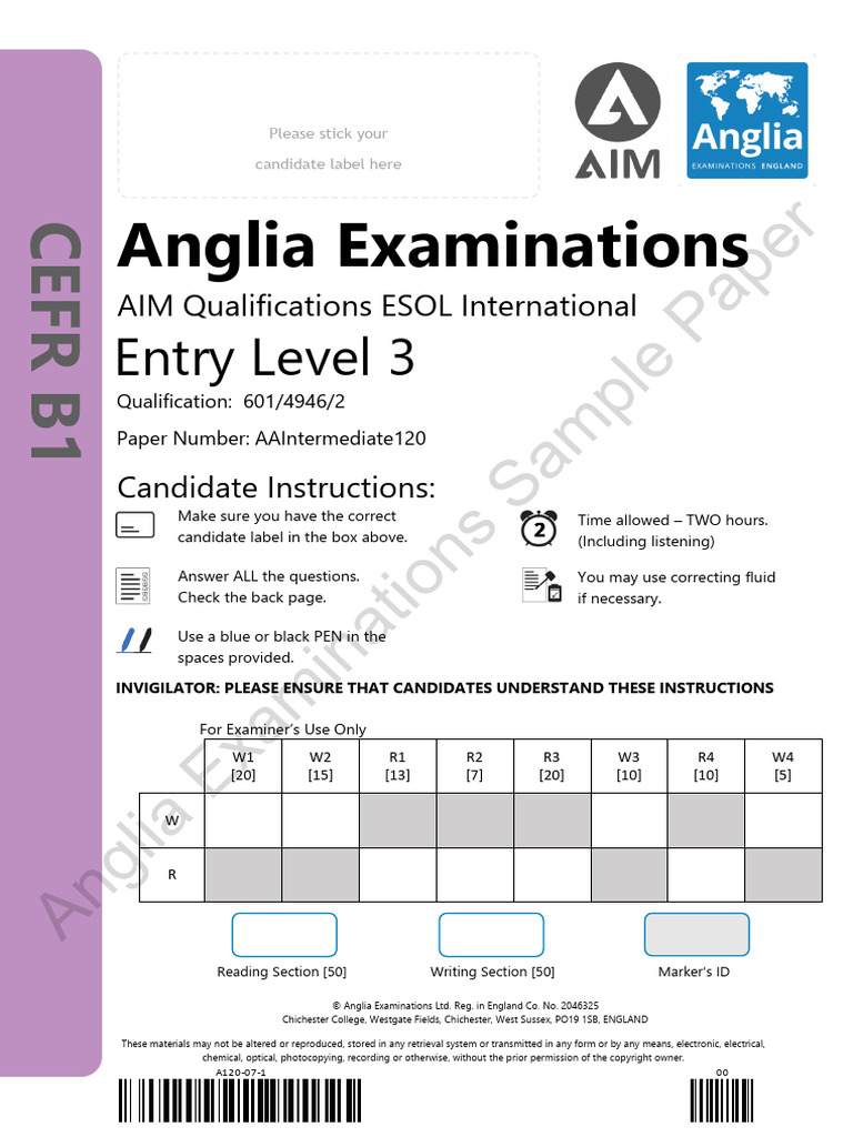 Intermediate Template AA120 - Sample Paper | PDF