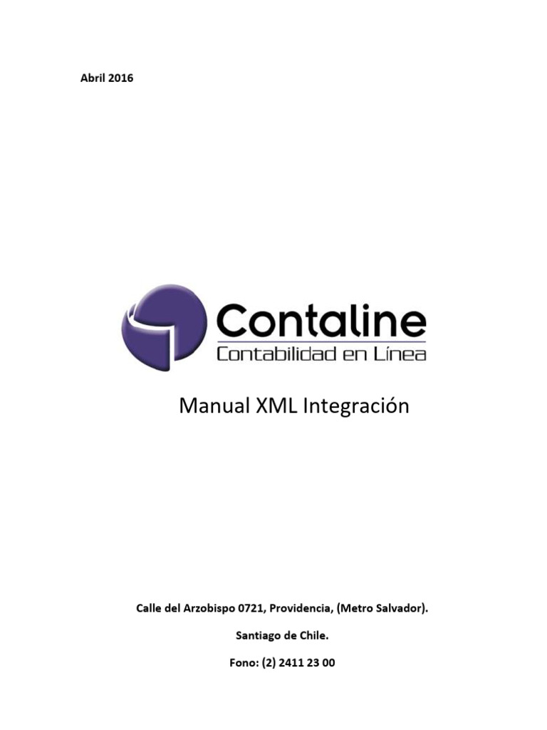 Manual XML Integracion | PDF | Xml | Informática
