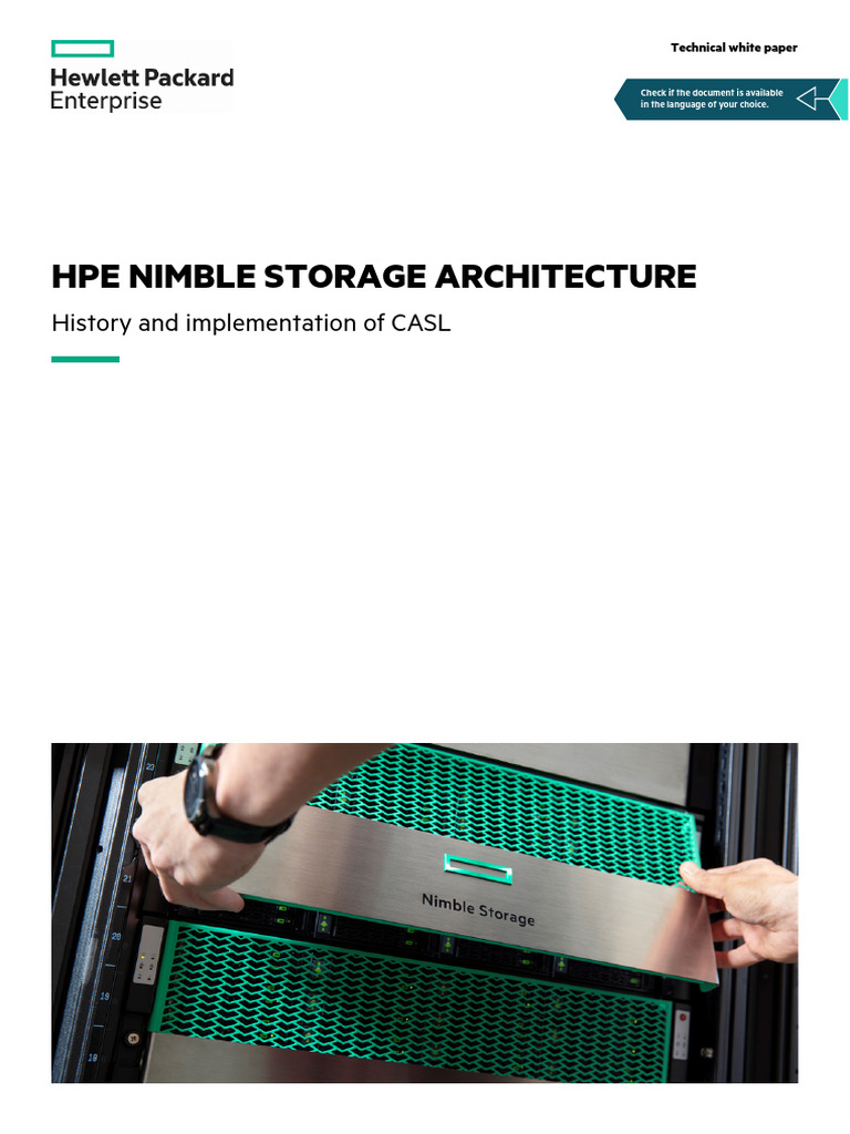 HPE Nimble Storage Architecture | Download Free PDF | Cache (Computing ... HPE Nimble Storage Architecture | Download Free PDF | Cache (Computing ...