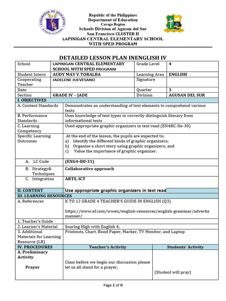 English LP 3to | PDF | Learning | Teachers