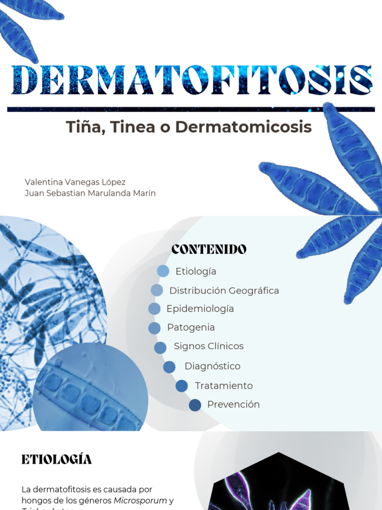 Tratamiento de Dermatofitosis en Animales | PDF | Organismos | Medicina ...