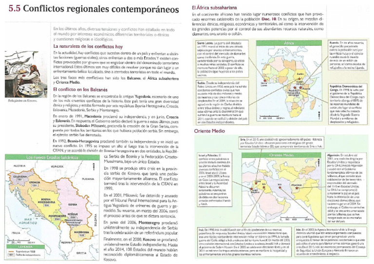 Conflictos Regionales Contemporaneos | PDF