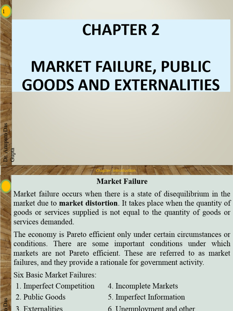 Chapter 2 Market Failure | PDF | Externality | Imperfect Competition
