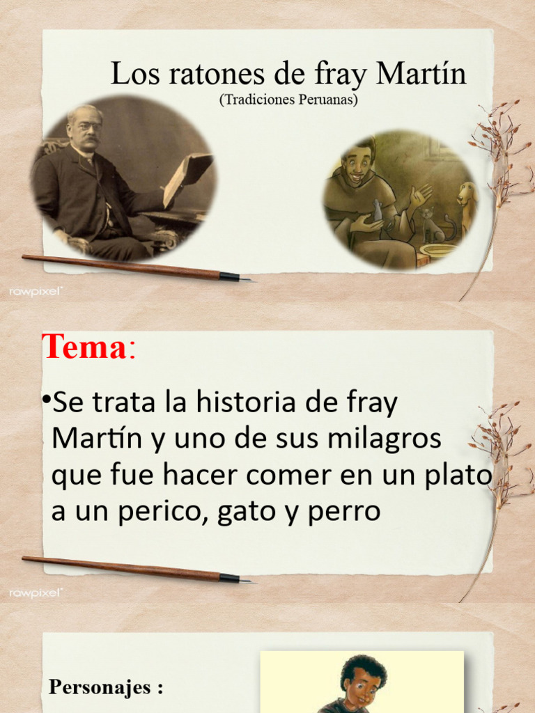 Milagros de Fray Martín y los Ratones | PDF