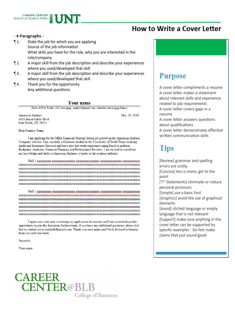 Cover Letter Format | PDF | Human Communication | Linguistics