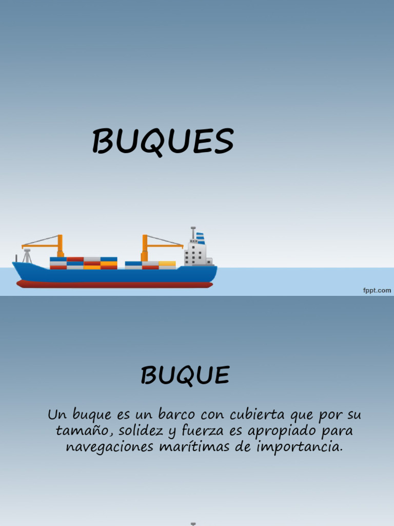 Tipos de Buques | PDF | Buques | Barco de carga