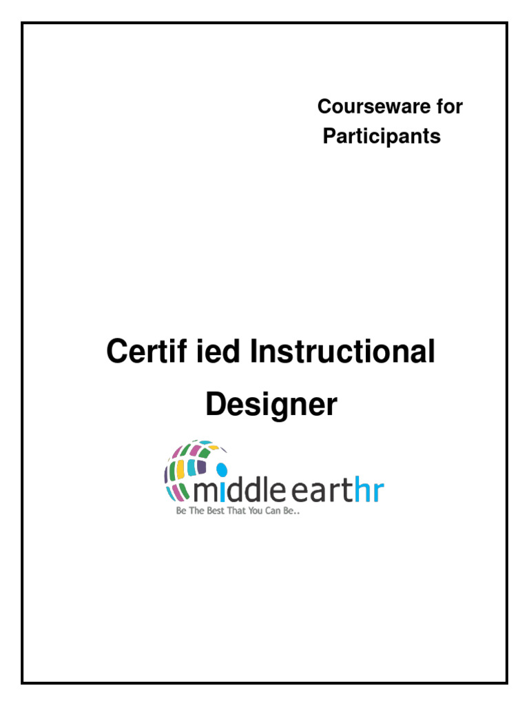 Module 1 Self Study Material | PDF | Instructional Design | Neuroscience