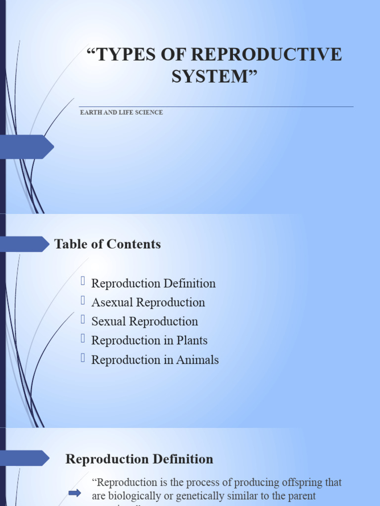 Types of Reproductive System 2 | Download Free PDF | Plant Reproduction ...