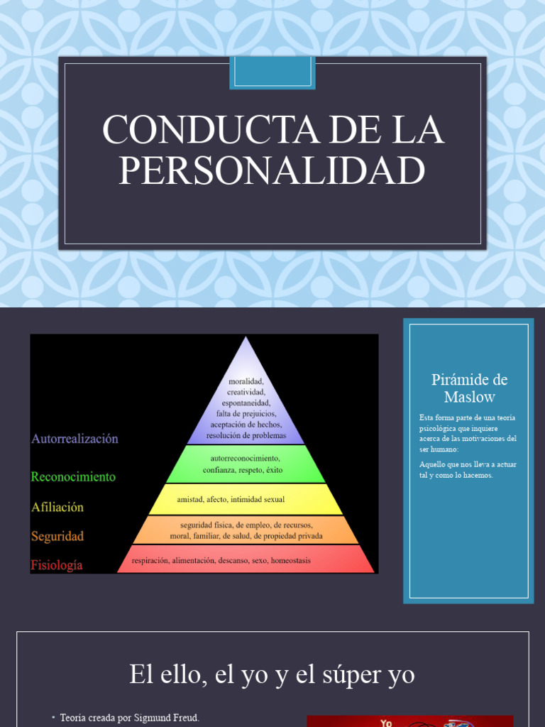 Conducta de La Personalidad | PDF | Sigmund Freud | Pensamiento