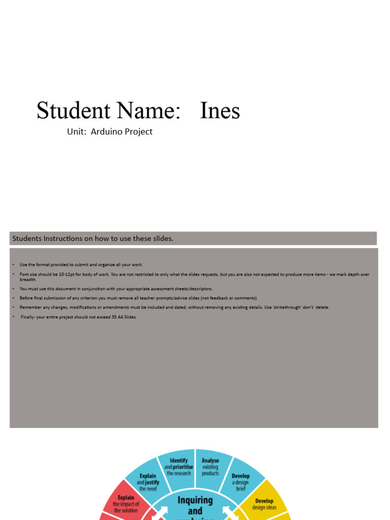 Design Arduino Criteria D | PDF | Arduino | Computer Science Design Arduino Criteria D | PDF | Arduino | Computer Science