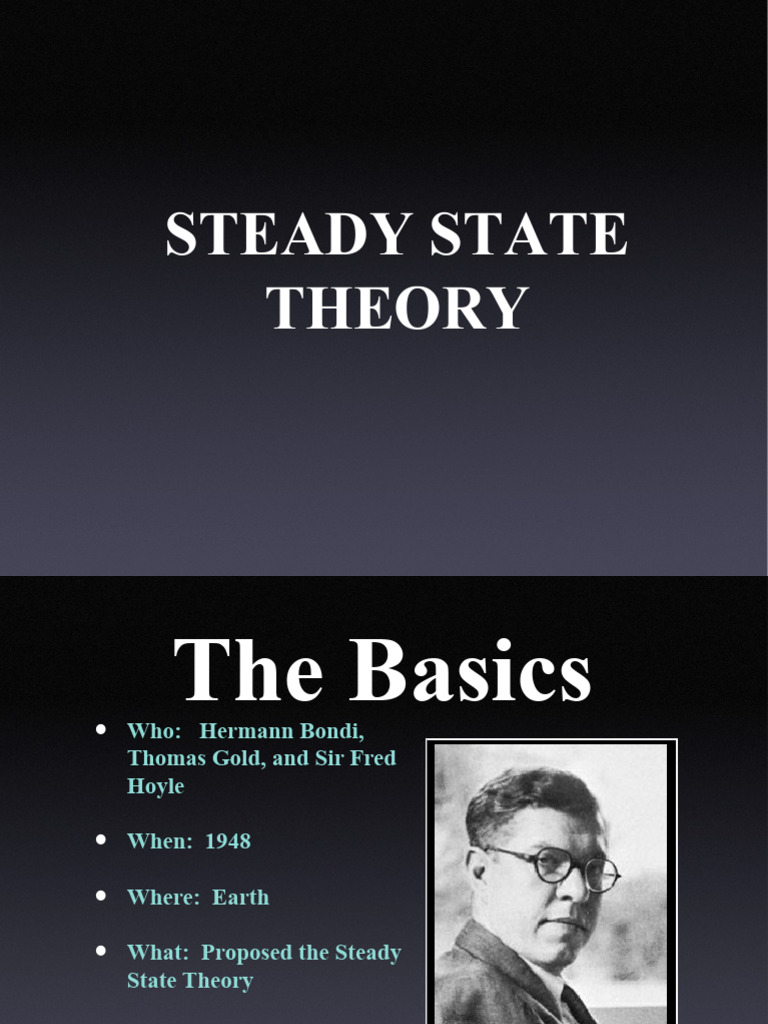 The Steady State Theory | PDF