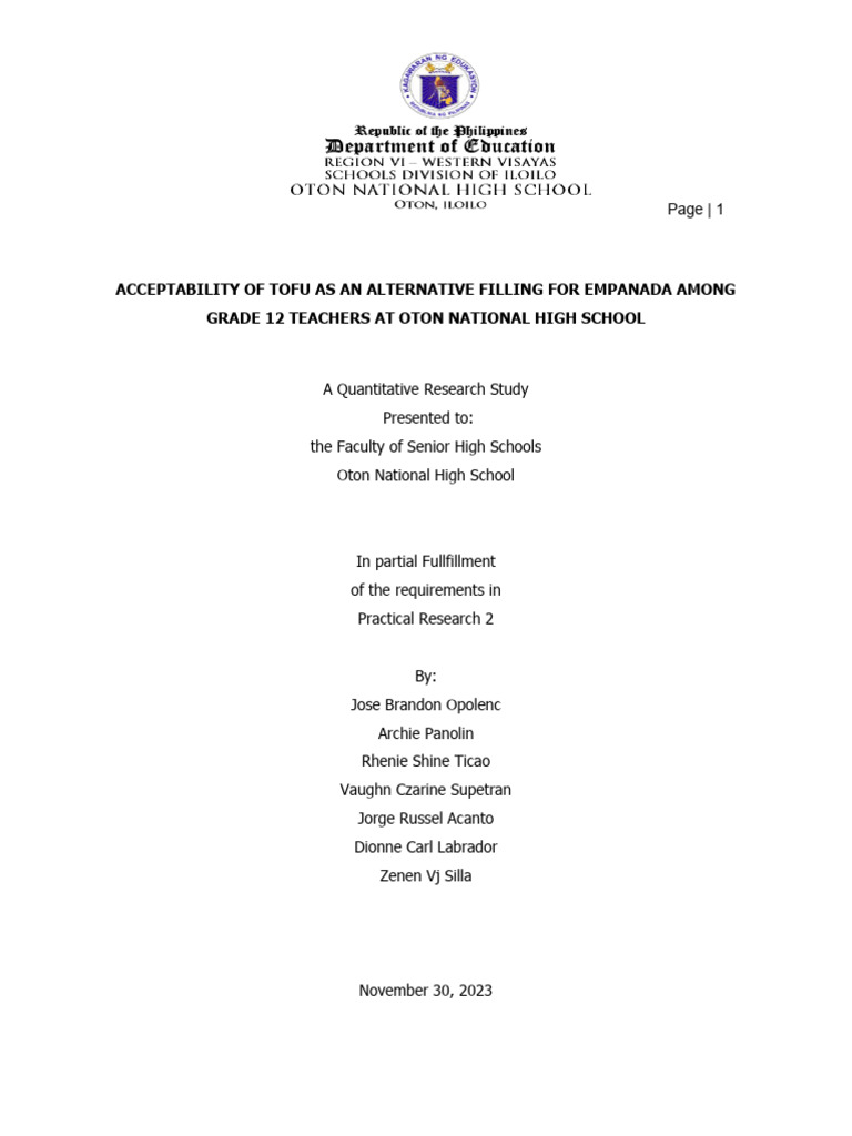 PR2 Chapter 1 Panolinticao Supetran Silla Labrador Acanto | PDF
