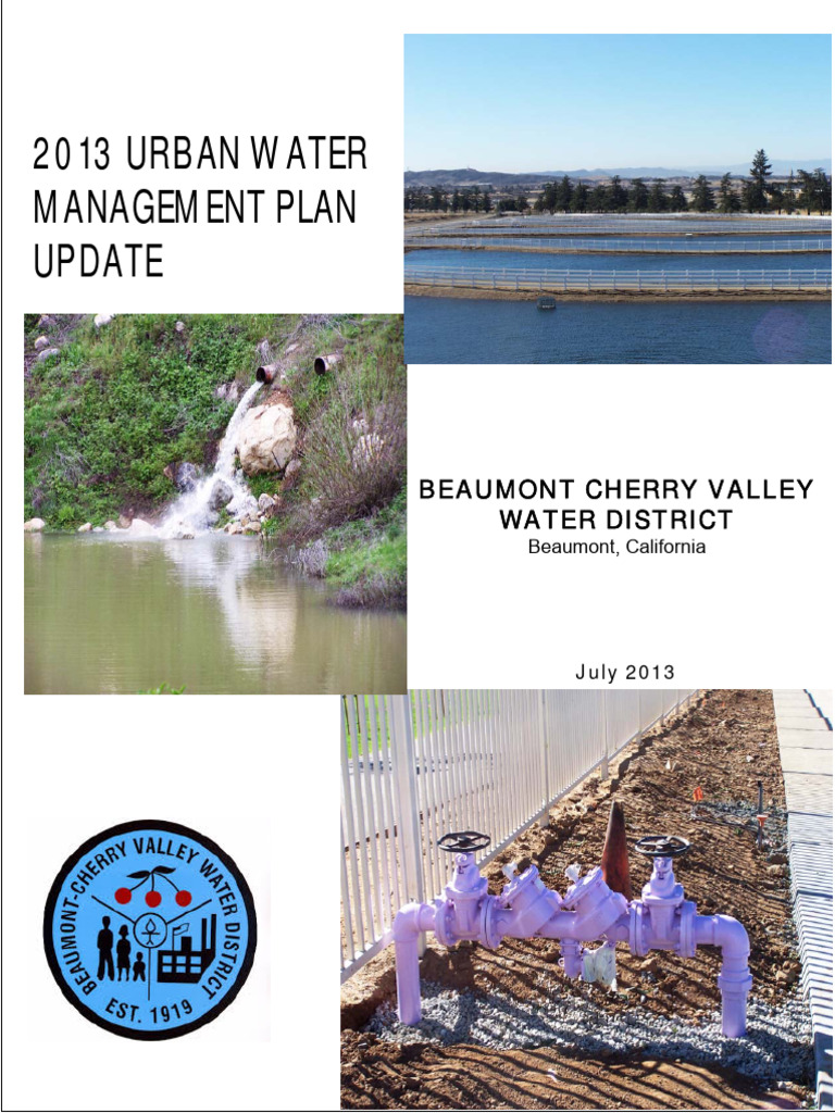 2013 Urban Water Management Plan | PDF | Groundwater | Reclaimed Water