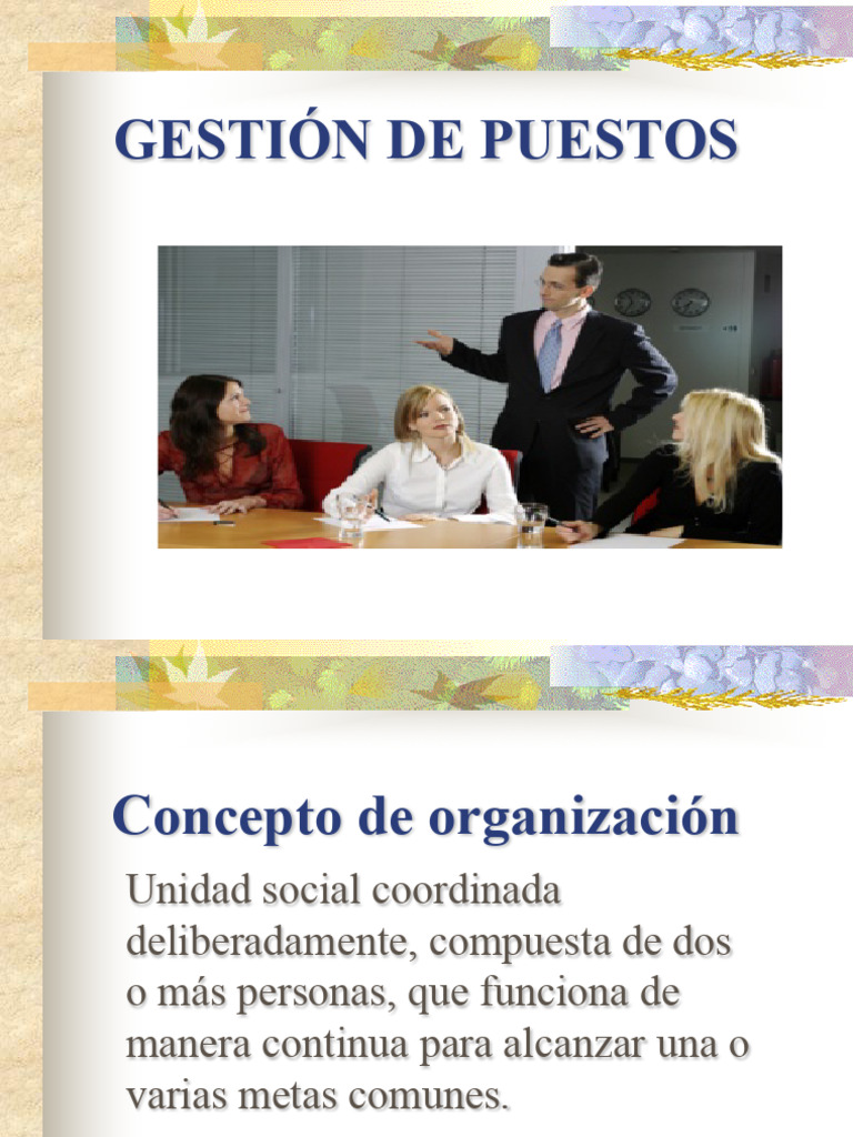 Aula Virtual Presentaci N Gesti N de Puestos | PDF | Gestión de recursos humanos | Business
