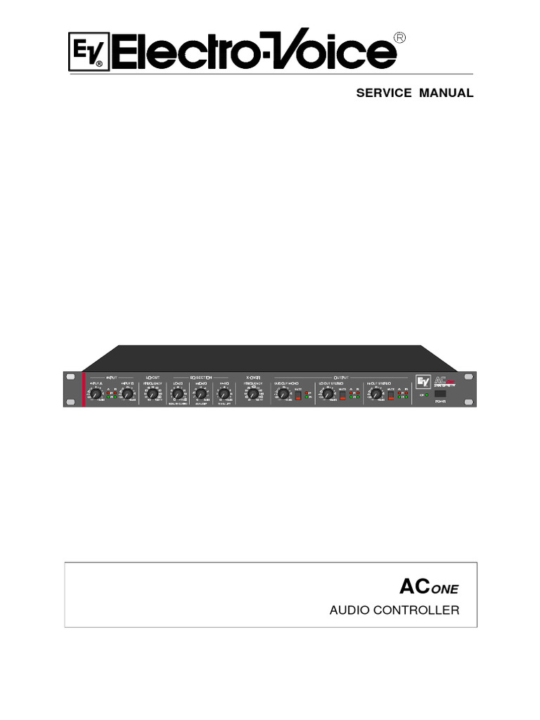 ElectroVoice ACone | PDF | Decibel | Electronics
