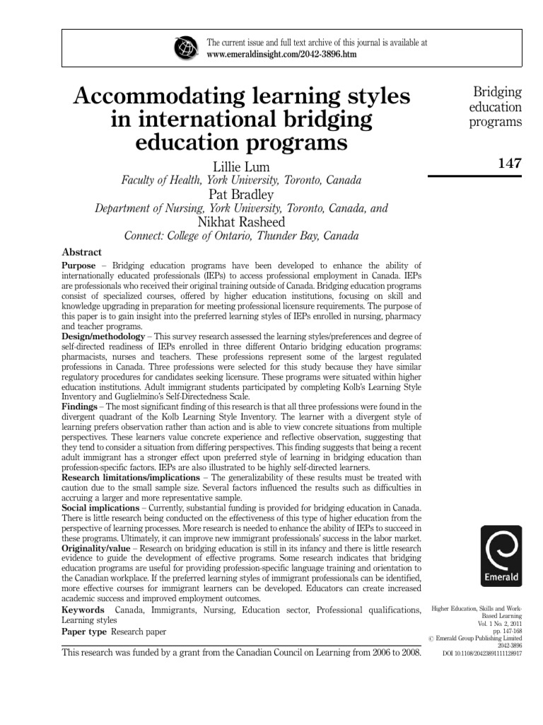 Accommodating Learning | PDF | Learning Styles | Learning