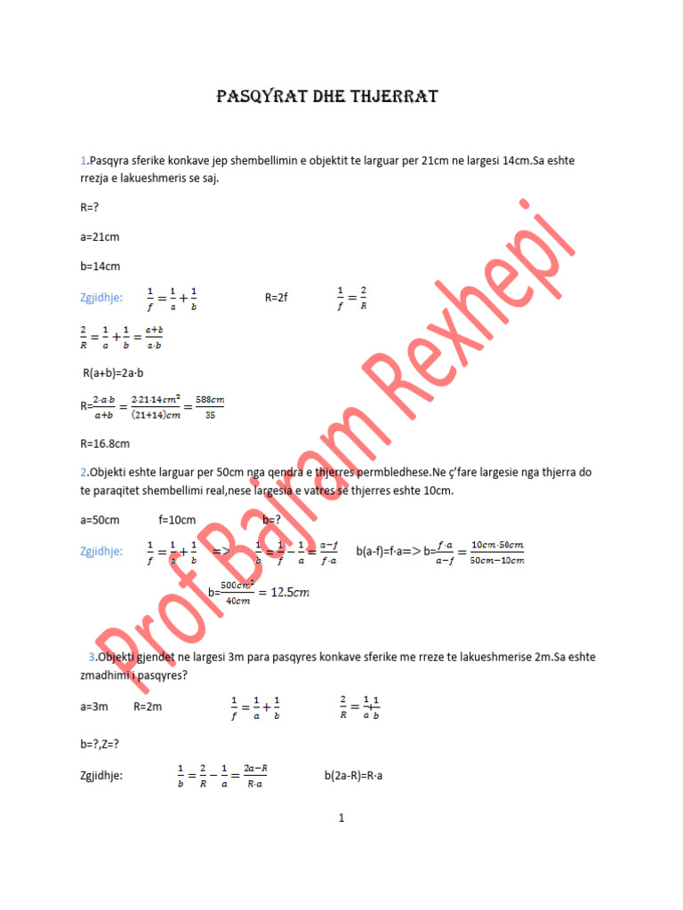 Detyra-Gjimnaz-Kl-12 | PDF