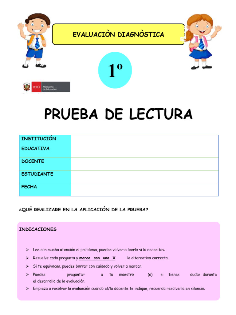2do EVAL. LECTURA | PDF