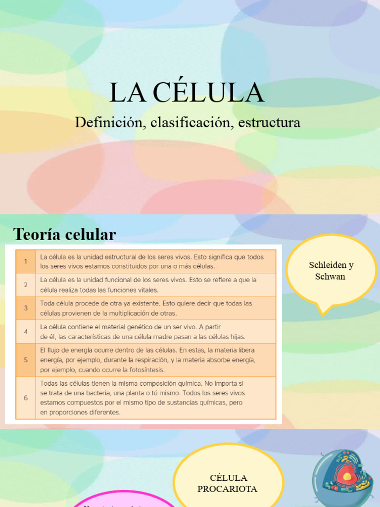 LA CÉLULA Final Octavo | PDF | Biología Celular) | Nucleo celular
