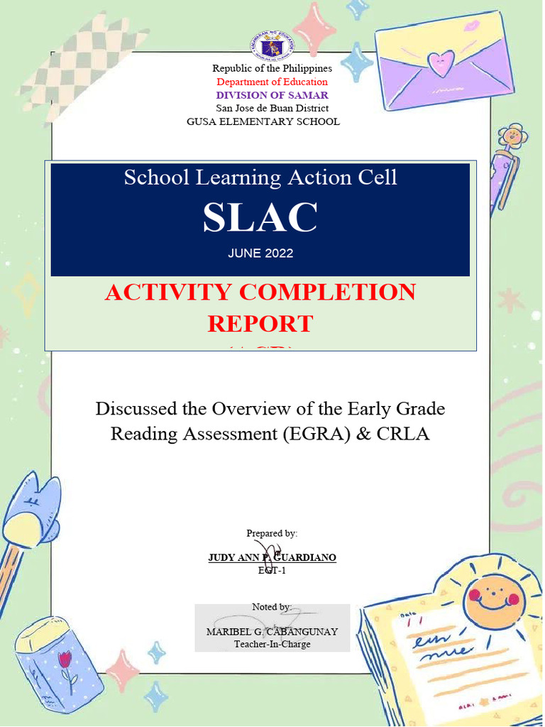 SLAC | PDF | Learning | Teachers