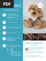 Izzy Teddy Bear Doll Pattern | PDF | Home & Garden