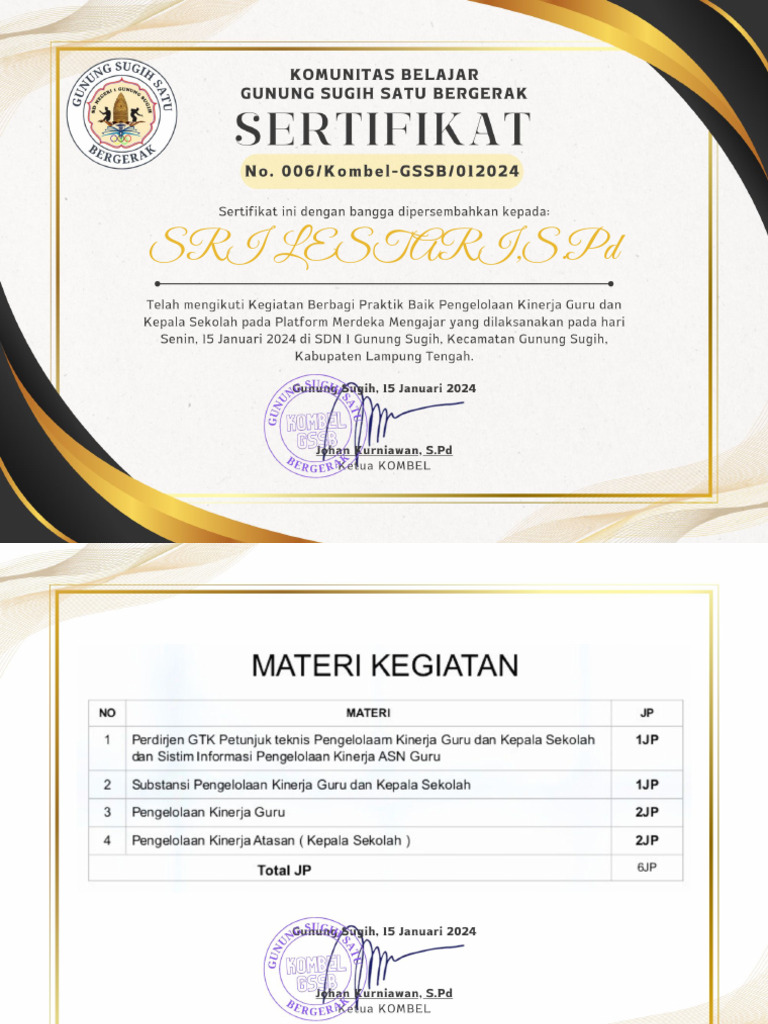 Sri Lestari, S.PD | PDF