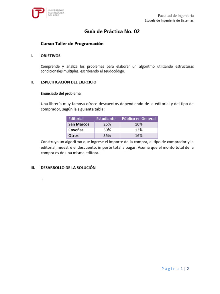 S03.s2 - Guía de Práctica02 | PDF