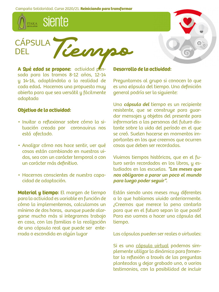 Capsula Del Tiempo | PDF