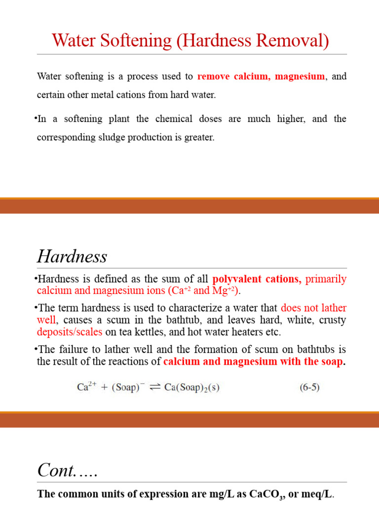 Water Traetment Lecture 4 New | PDF | Ion Exchange | Hydroxide