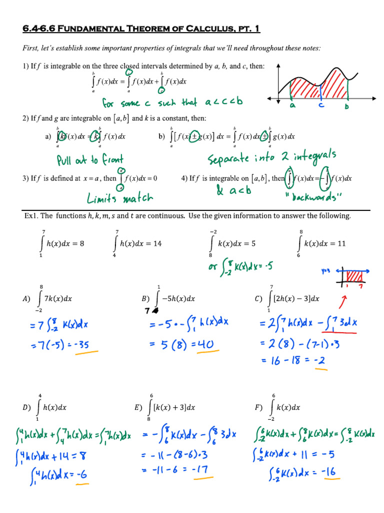 6 4-6 6+FTC+pt +1+Notes+KEY | PDF