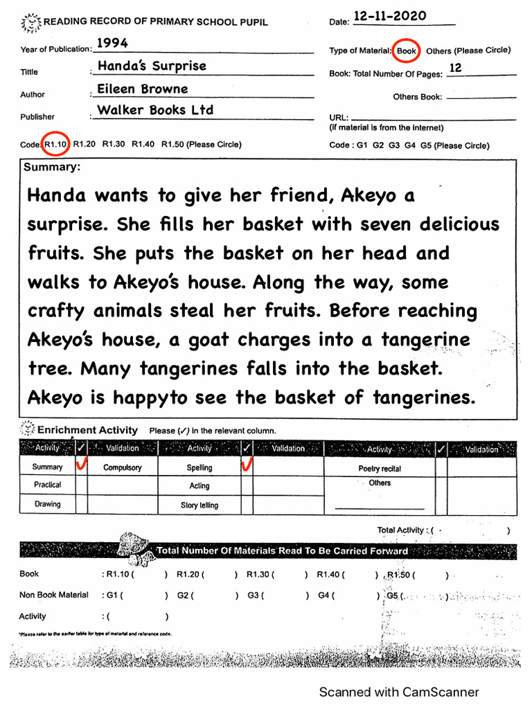 Handa's Surprise | PDF