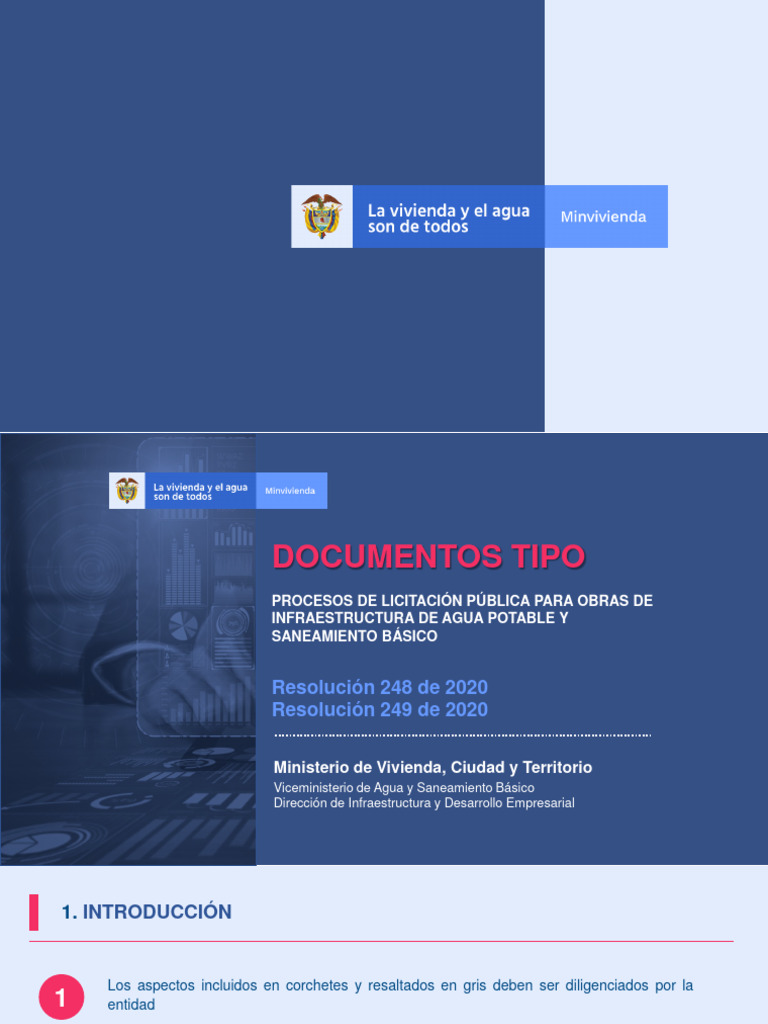 2021-03- 03 - PPT Documentos Tipo - comp tecnico | PDF | Saneamiento | Presupuesto