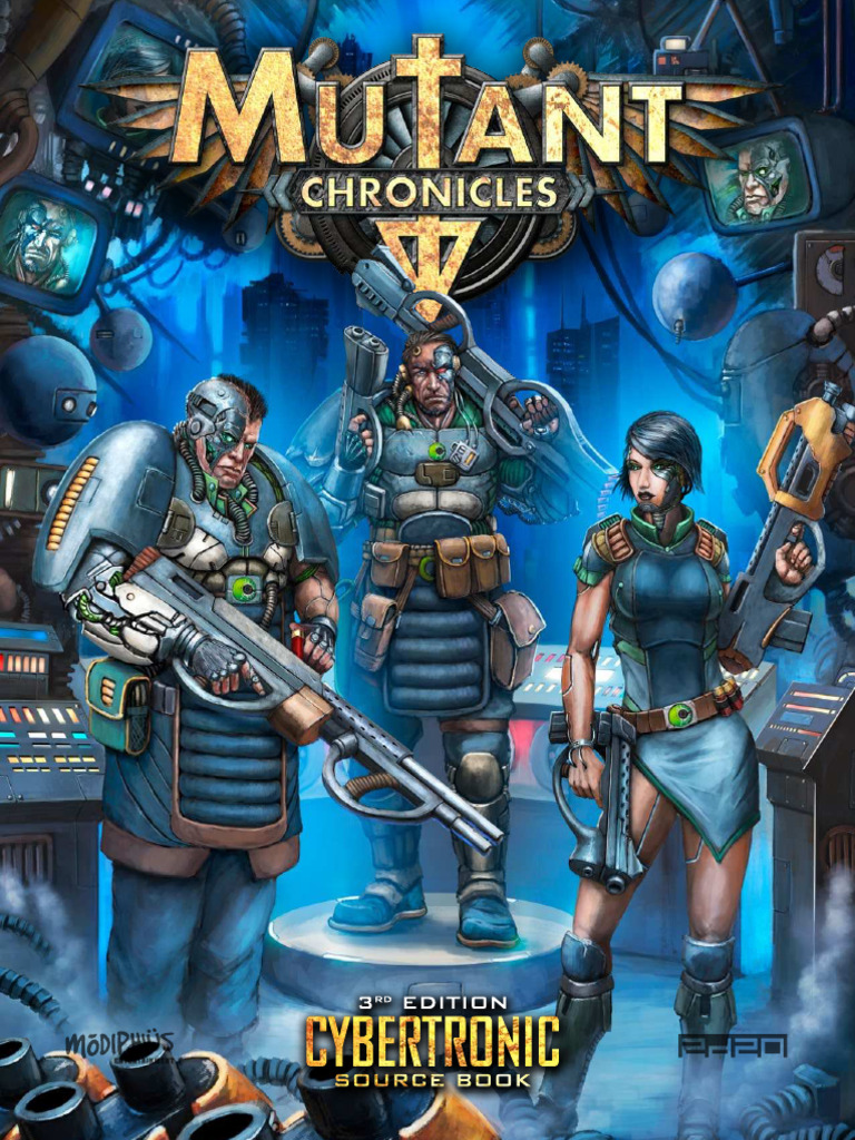 Mutant Chronicles 3e - Sourcebook - Cybertronic (MUH050011 - Oef - 2015 ...