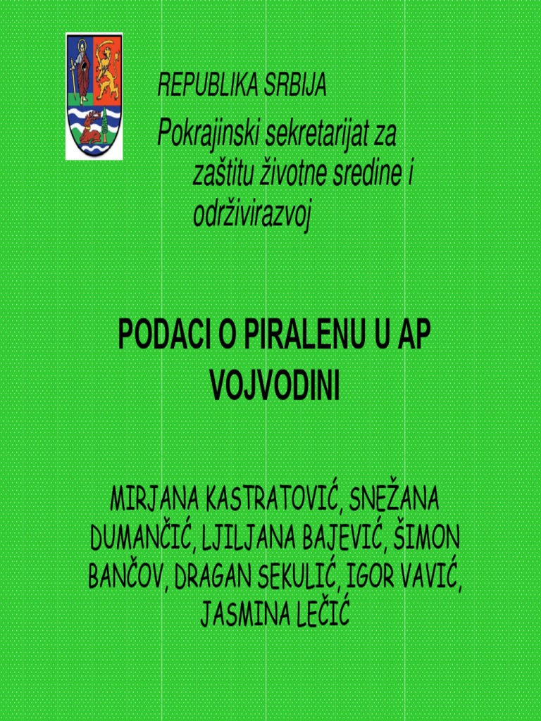 PCB 24 Piralen U Vojvodini 30-11-2006 | PDF