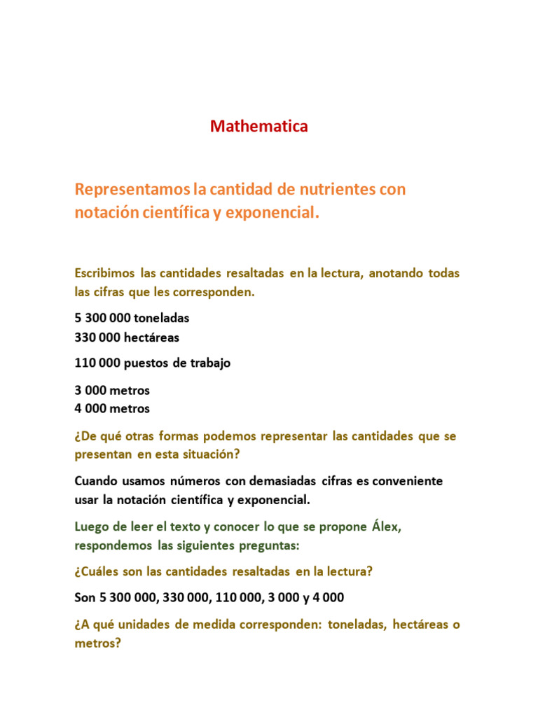 1-MATEMATICA-DENIS TORRES | PDF | Funcion exponencial | Metrología