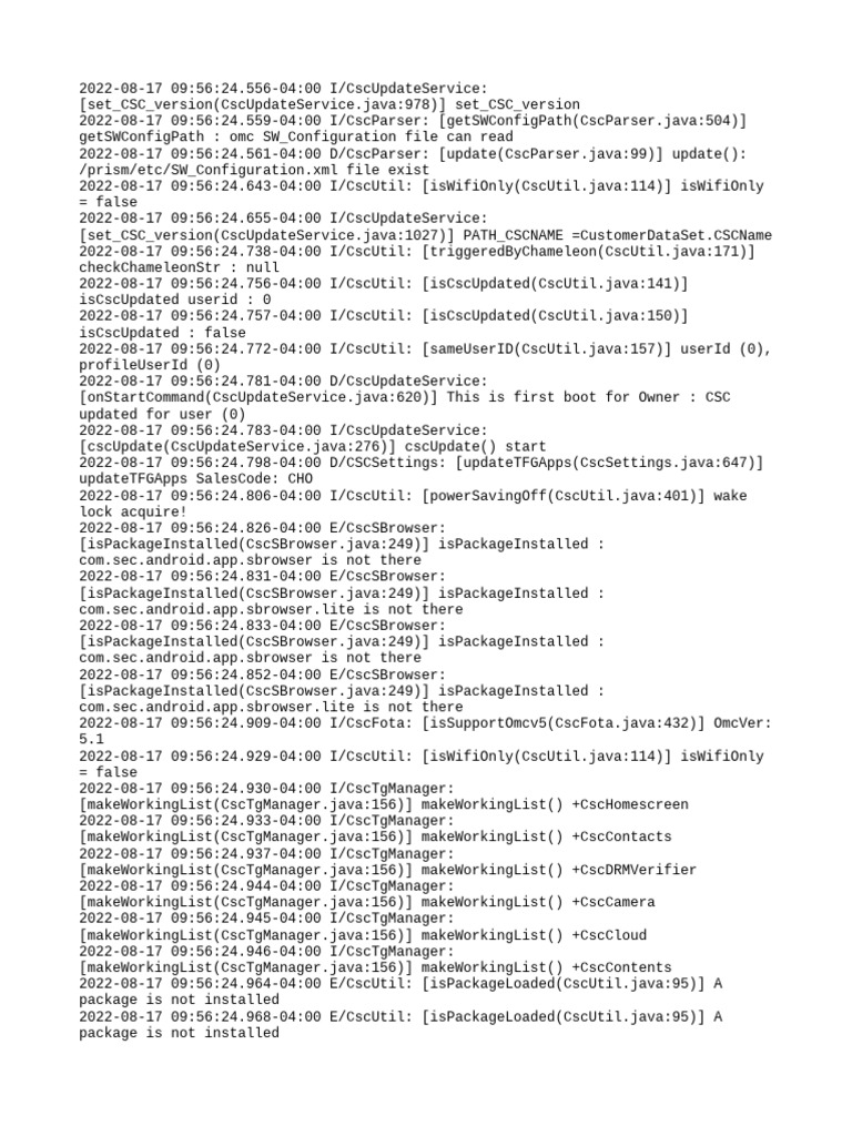 Csc Update Log Pdf Computing Computer Engineering