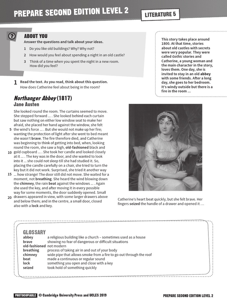 PREPARE 2 Literature 5 | Download Free PDF | Northanger Abbey