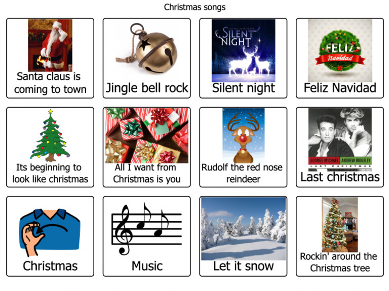 Christmas Songs - Core Board | PDF