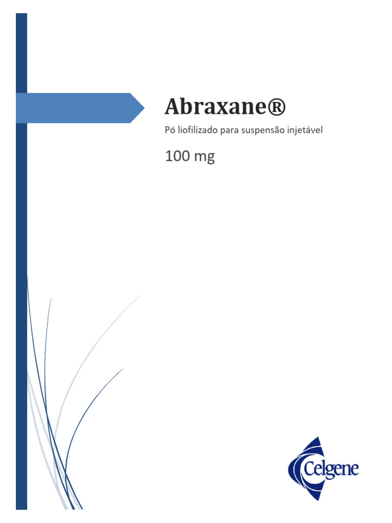 Bula Abraxane Patient | Download grátis PDF | Câncer | Sangue