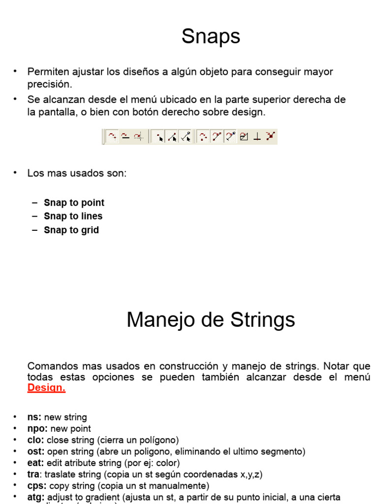 Clase Auxiliar Datamine - Quedan Comandos | PDF