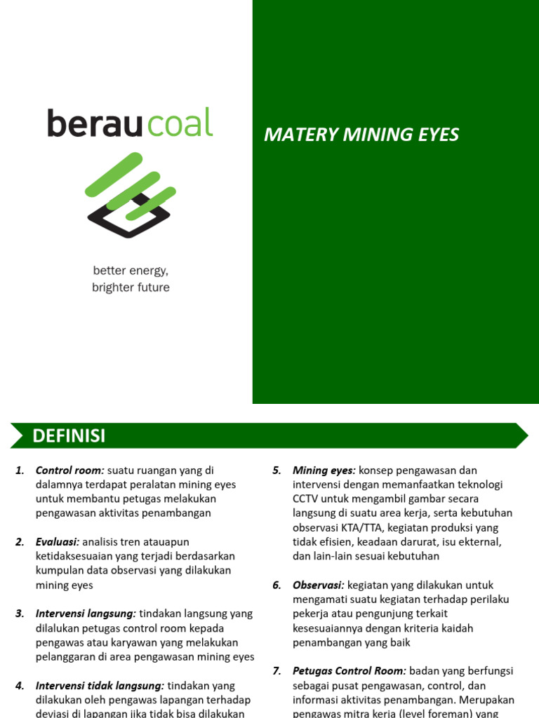 Matery Advance Training Mining Eyes | PDF | Pengelolaan Keuangan & Uang