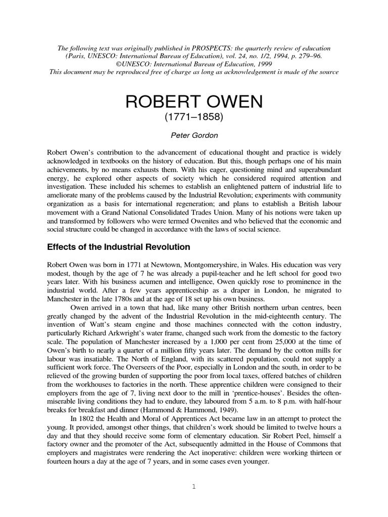 Owen Peter Gordon | PDF | Trade Union